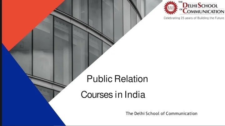 PPT - PR Courses in India PowerPoint Presentation, free download - ID ...