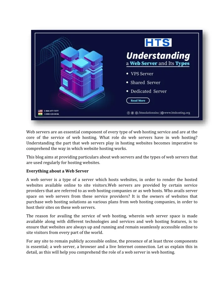 PPT - Understanding a Web Server and Its Types PowerPoint Presentation ...