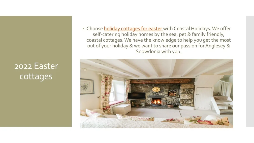 PPT - Holiday Cottages for Easter | Self Catering Holiday Homes ...