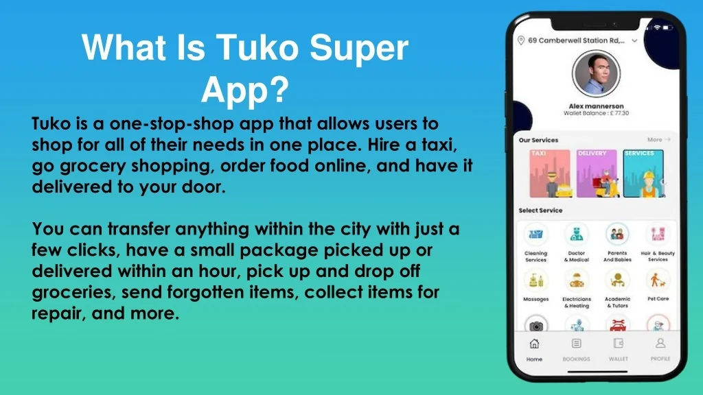 PPT - Tuko App: The First Super App in London PowerPoint Presentation ...