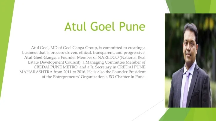 PPT - What is the background of Atul Goel Ganga Pune? PowerPoint ...