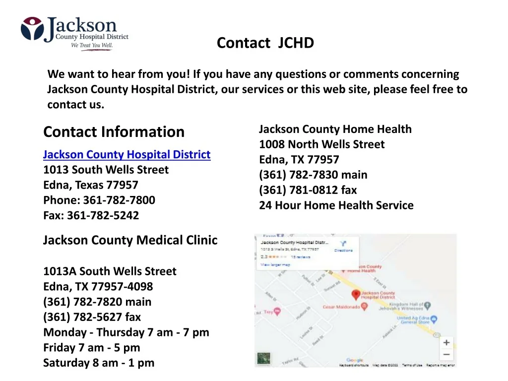 PPT - Services - Surgical Services Jackson County - Jackson County ...