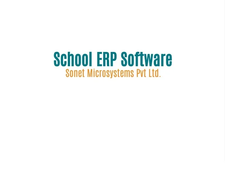 PPT - School ERP Software PowerPoint Presentation, free download - ID:11208680