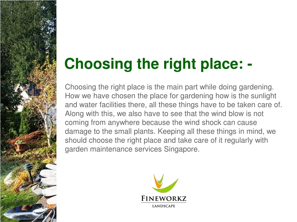PPT - 5 Tips For Garden Maintenance PowerPoint Presentation, free ...