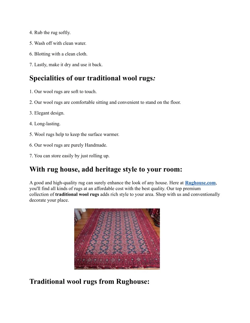 PPT - Buy Traditional wool rugs from Rughouse in New Zealand PowerPoint ...