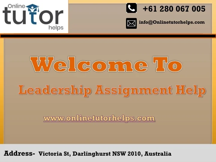 PPT - Leadership Management Assignment Help PPT PowerPoint Presentation ...