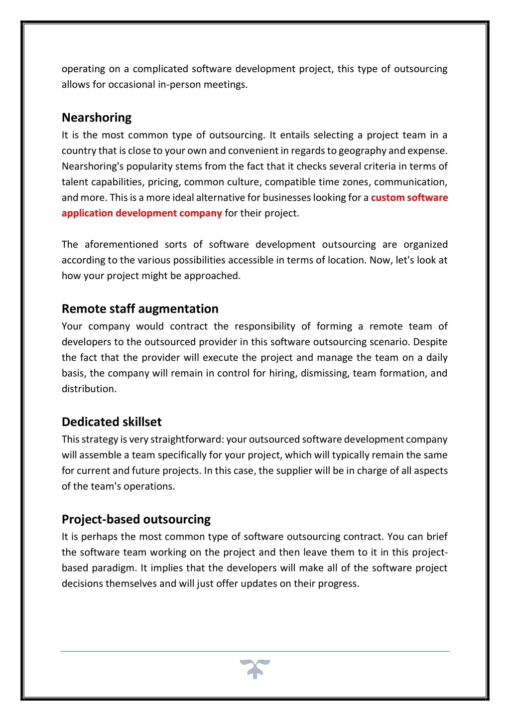 PPT - What are the Different Types of Software Outsourcing Models ...