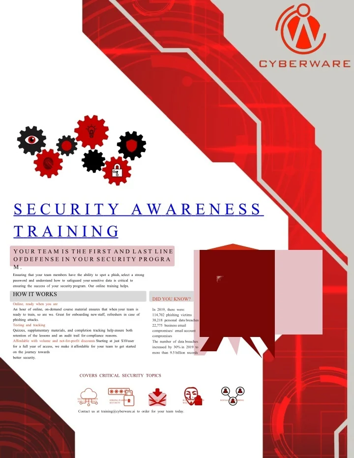 PPT - Security Awareness Training PowerPoint Presentation, free ...