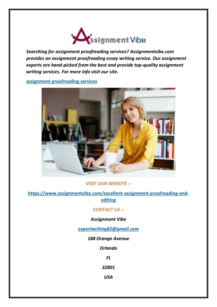 PPT - Assignment Proofreading Services Assignmentvibe.com PowerPoint ...