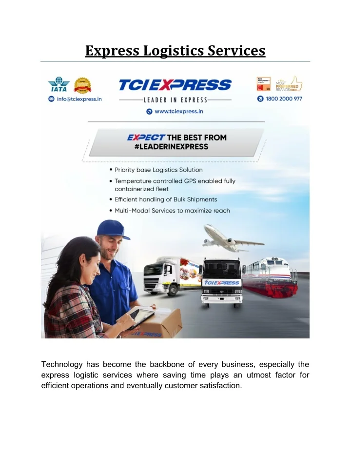 PPT - Express Logistics Services PowerPoint Presentation, free download ...
