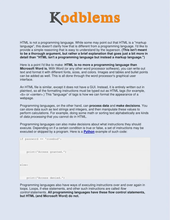 PPT - kodblems-HTML PowerPoint Presentation, free download - ID:11213859