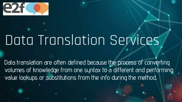 PPT - Data Translation Services PowerPoint Presentation, free download ...