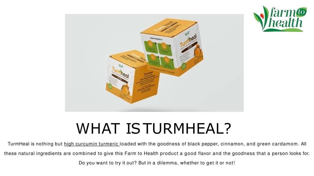 PPT - Everything You Need To Know About TurmHeal Benefits PowerPoint ...