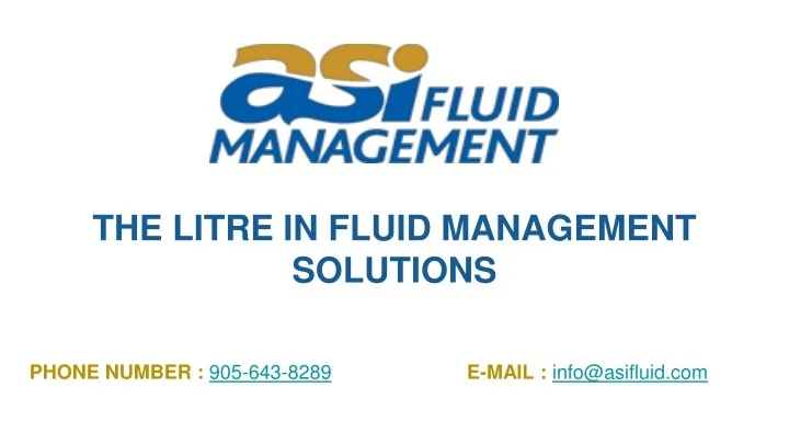 PPT - ASI Fluid Management PowerPoint Presentation, free download - ID ...