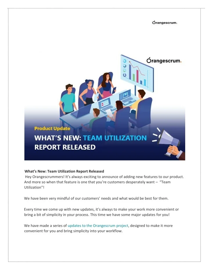 PPT - What’s New: Team Utilization Report Released PowerPoint ...