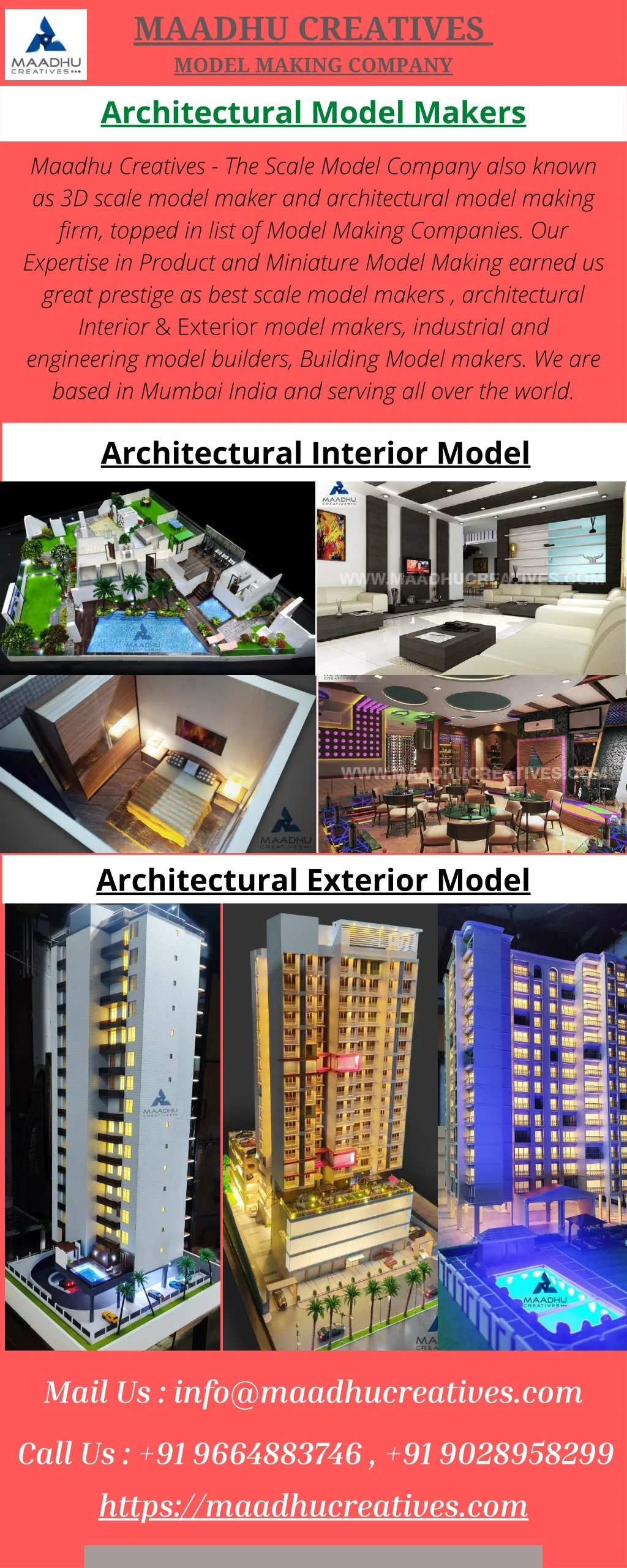 PPT - Interior & Exterior Architectural Model Maker Company - Maadhu ...