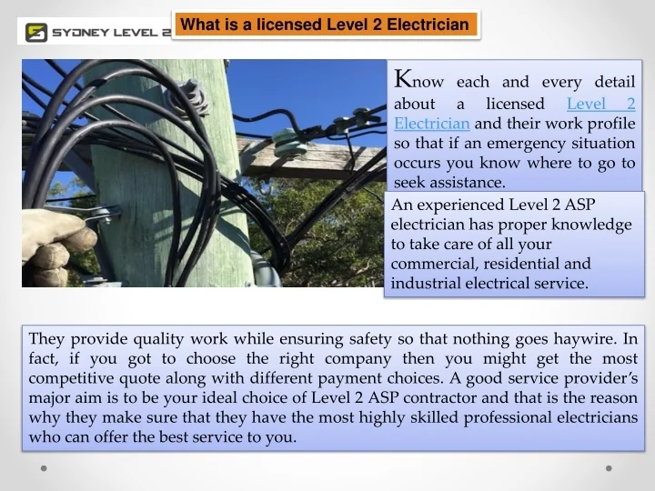 PPT - Level 2 Electrician PowerPoint Presentation, free download - ID ...