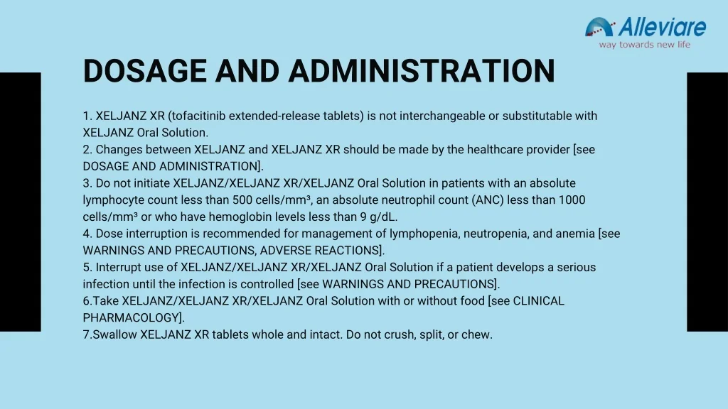 PPT - Immunology Medicine-XELJANZ(tofacitinib) by Alleviare India ...