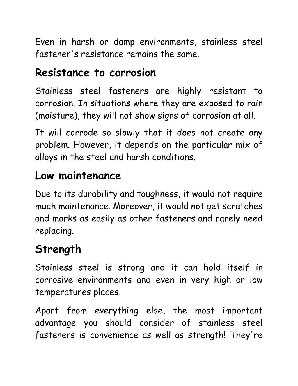 PPT - What are the Benefits of Stainless Steel Fasteners PowerPoint ...