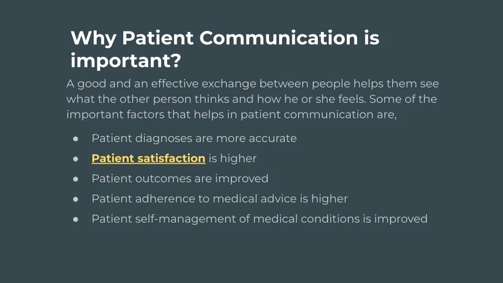 PPT - All You Need to Know About Patient Communication PowerPoint ...