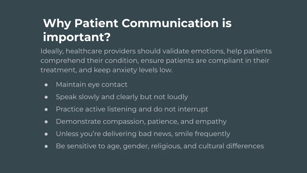 PPT - All You Need to Know About Patient Communication PowerPoint ...