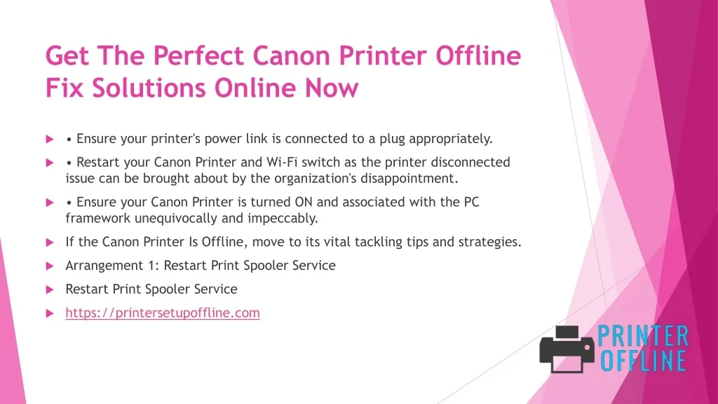 PPT - Get The Perfect Canon Printer Offline Fix Solutions Online Now ...