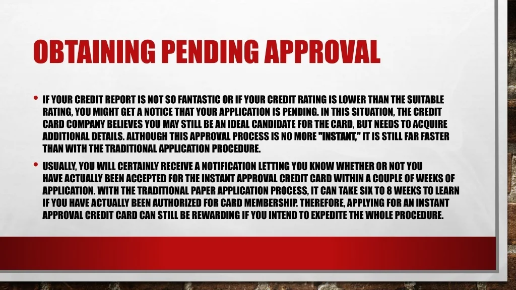 PPT - Instant Approval Credit Card PowerPoint Presentation, free ...