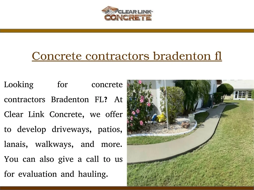 PPT - Concrete contractors bradenton fl PowerPoint Presentation, free ...
