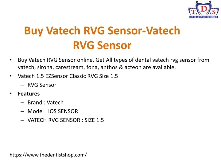 PPT - Buy Vatech RVG Sensor-Vatech RVG Sensor PowerPoint Presentation ...