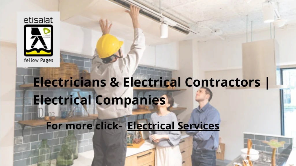 PPT - Electricians & Electrical Contractors | Electrical Companies ...