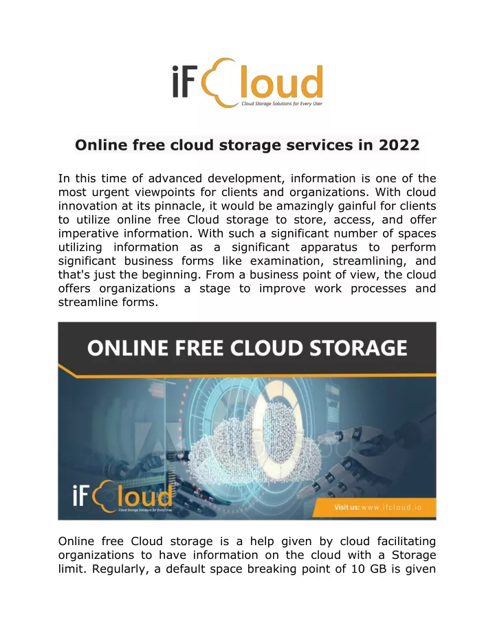 PPT - Online free cloud storage services in 2022 PowerPoint ... PPT - Online free cloud storage services in 2022 PowerPoint ...