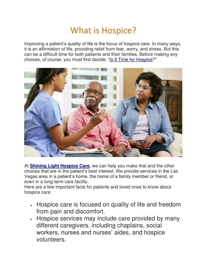 PPT - What is Hospice PowerPoint Presentation, free download - ID:11227161