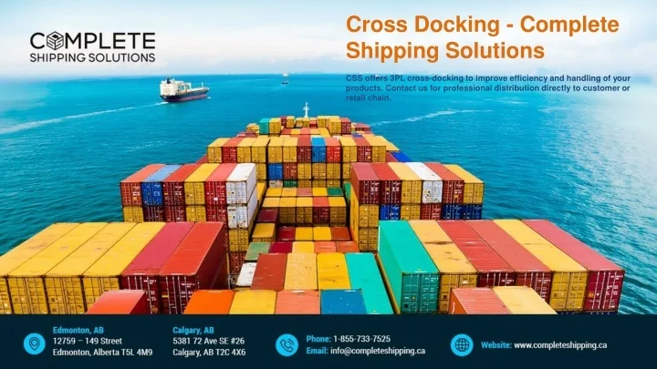 PPT - Get Best Cross Docking - Complete Shipping Solutions PowerPoint ...