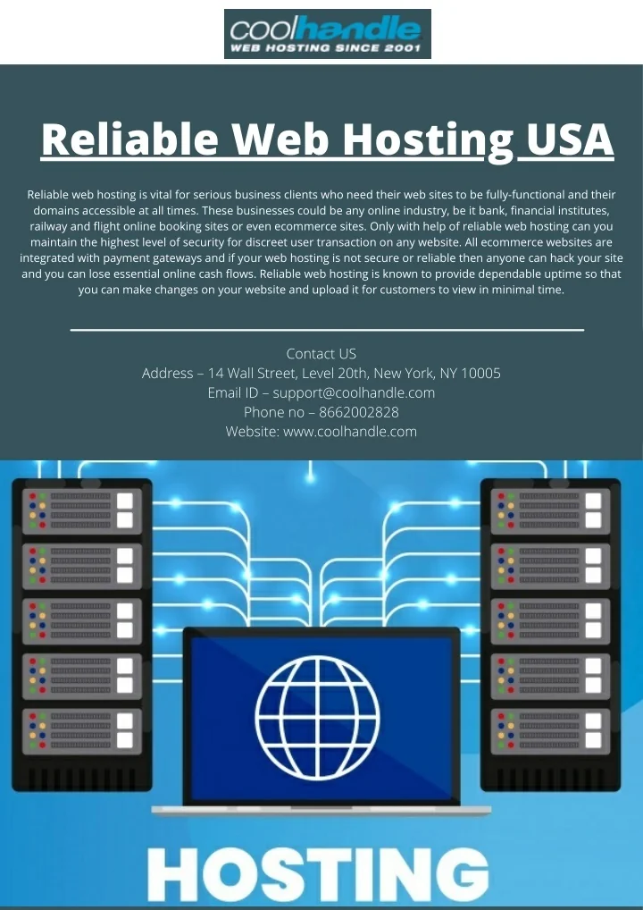PPT - Reliable Web Hosting USA PowerPoint Presentation, free download ...