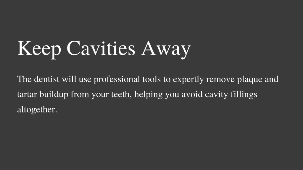PPT - 6 Benefits of Professional Dental Cleaning PowerPoint ...