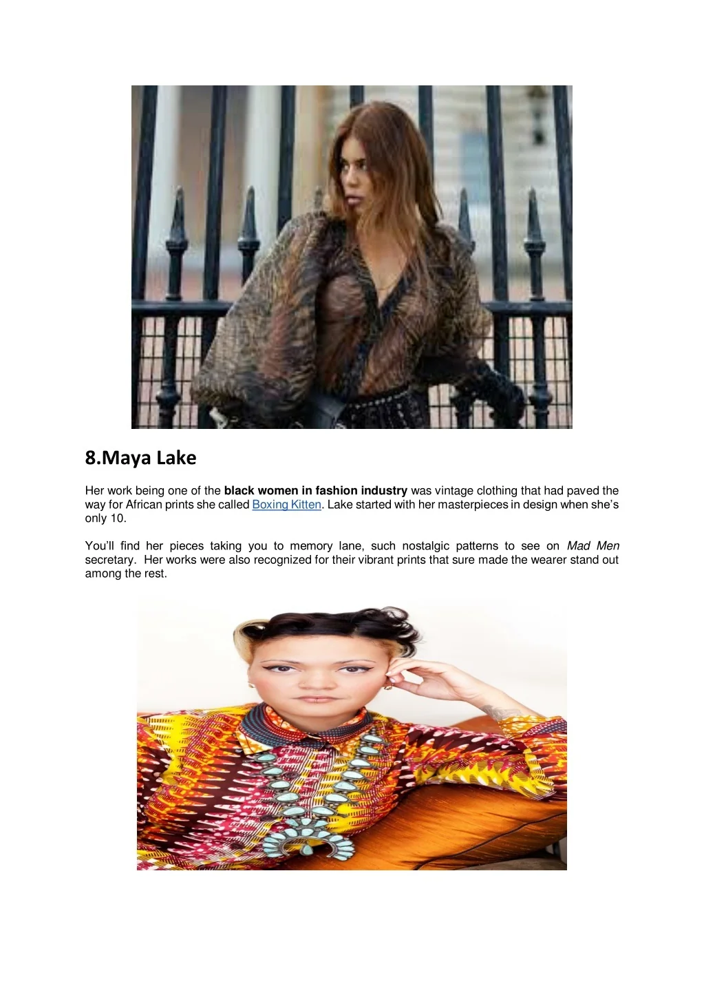 PPT - 9 Influential Black People in Fashion Industry You Should Know ...