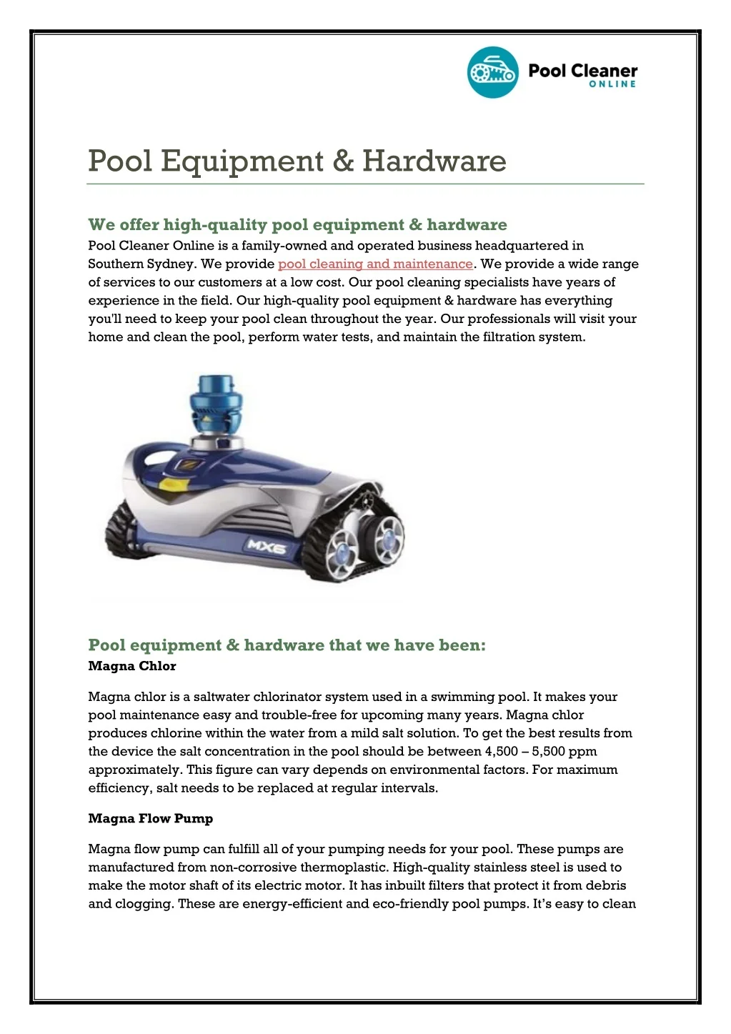 PPT - Pool Equipment & Hardware PowerPoint Presentation, free download ...