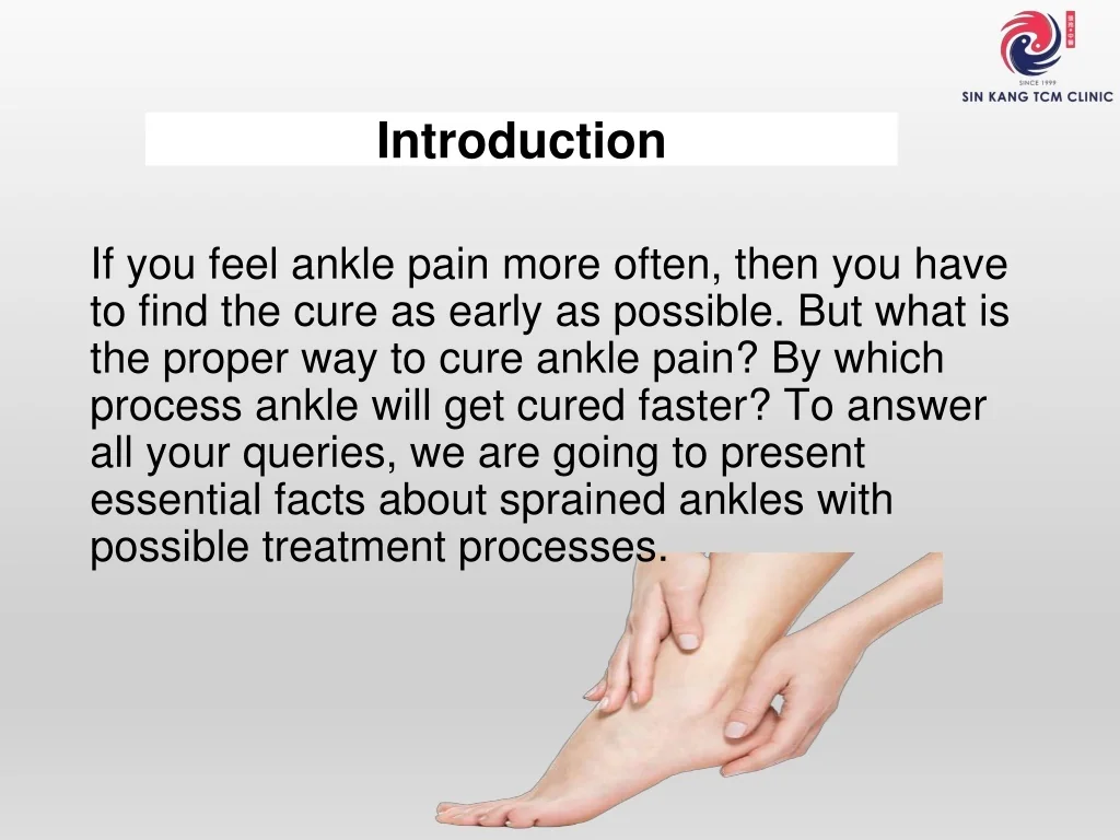 PPT - Everything You Need to Know About Sprained Ankle Treatment ...