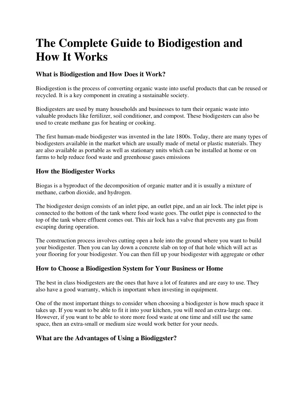 PPT - The Complete Guide to Biodigestion and How It Works PowerPoint ...