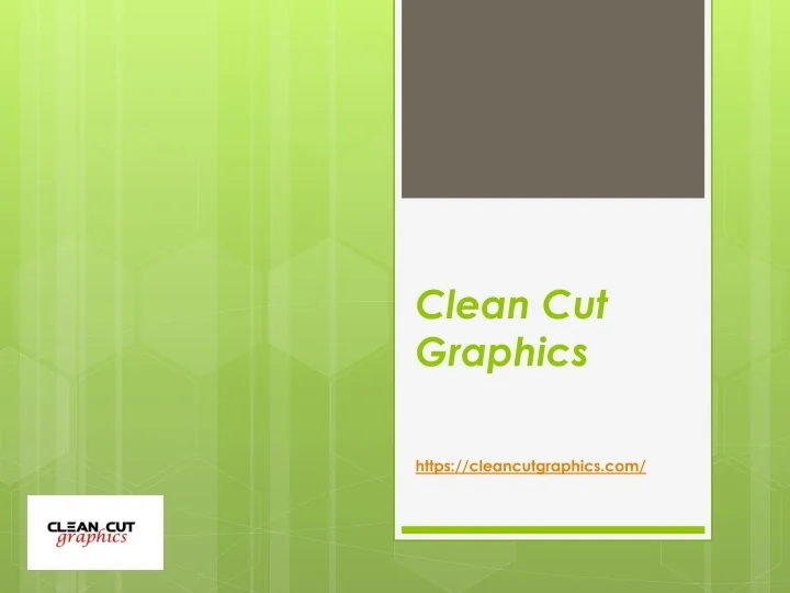 PPT - Clean Cut Graphics PowerPoint Presentation, free download - ID ...