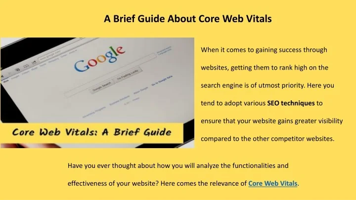 PPT - What are the Core Web Vitals? - Digiupdates PowerPoint ...
