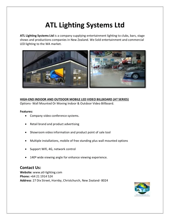 PPT - SMART BATTERY OPERATED MOBILE VIDEO KIOSK - ATL Lighting PowerPoint Presentation - ID:11241697