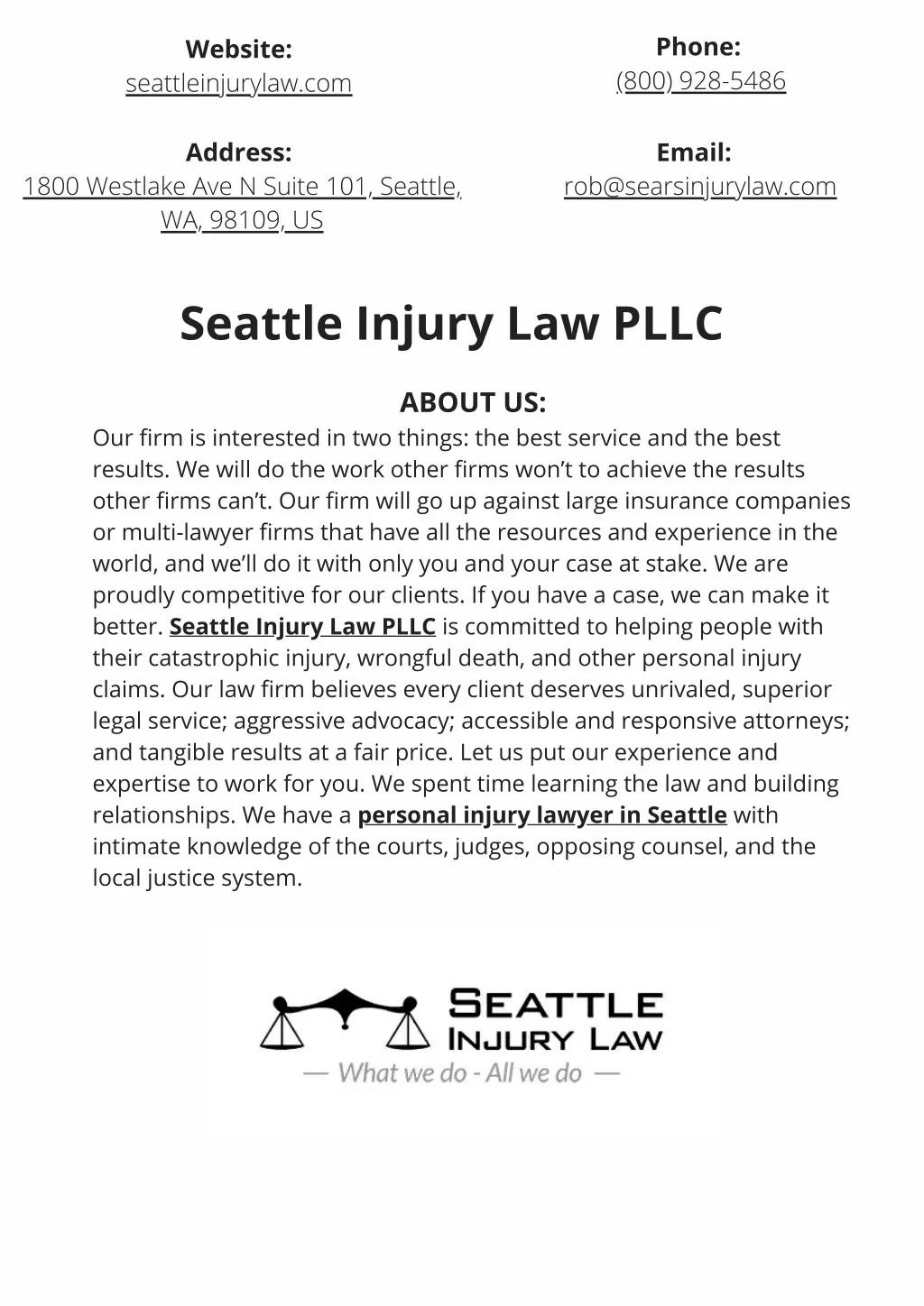 PPT - Seattle Injury Law PLLC PowerPoint Presentation, free download ...