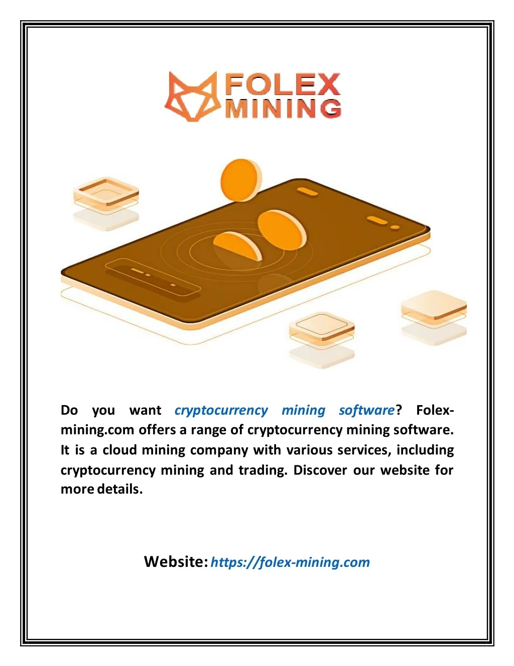 PPT - Cryptocurrency Mining Software | Folex-mining.com PowerPoint ...