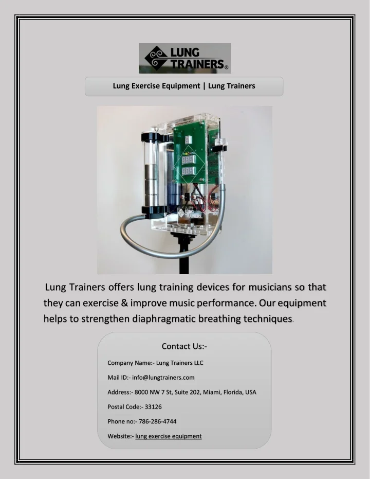 PPT - Lung Exercise Equipment | Lung Trainers PowerPoint Presentation ...
