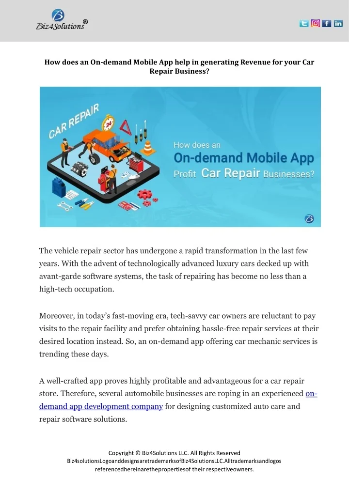 PPT - How does an On-demand Mobile App help in generating Revenue for ...