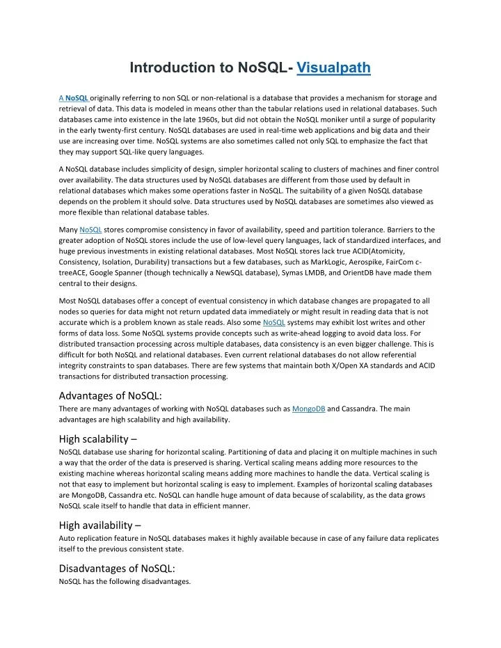 PPT - Introduction to NoSQL PowerPoint Presentation, free download - ID ...