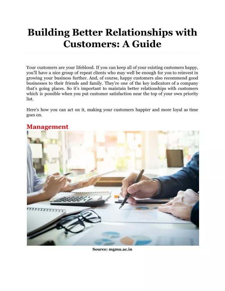 PPT - Building Better Relationships with Customers_ A Guide PowerPoint ... PPT - Building Better Relationships with Customers_ A Guide PowerPoint ...