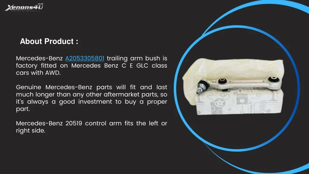 PPT - Mercedes-Benz 20519 Lower Straight Control Arm PowerPoint ...
