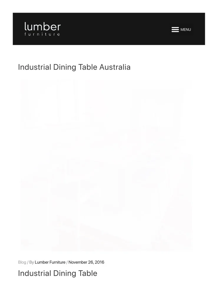 PPT - Industrial dining Table PowerPoint Presentation, free download ...